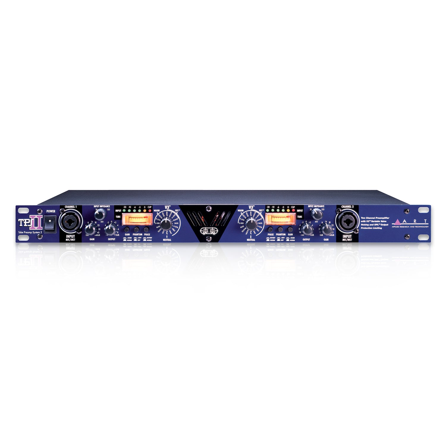 ART TPS II 2-channel Tube Microphone Preamp